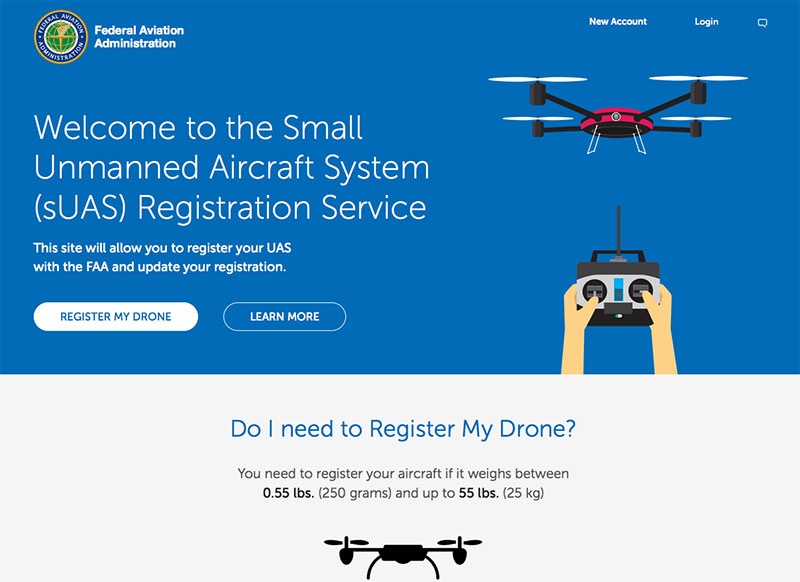 Mandatory FAA drone registration Mandatory FAA drone registration